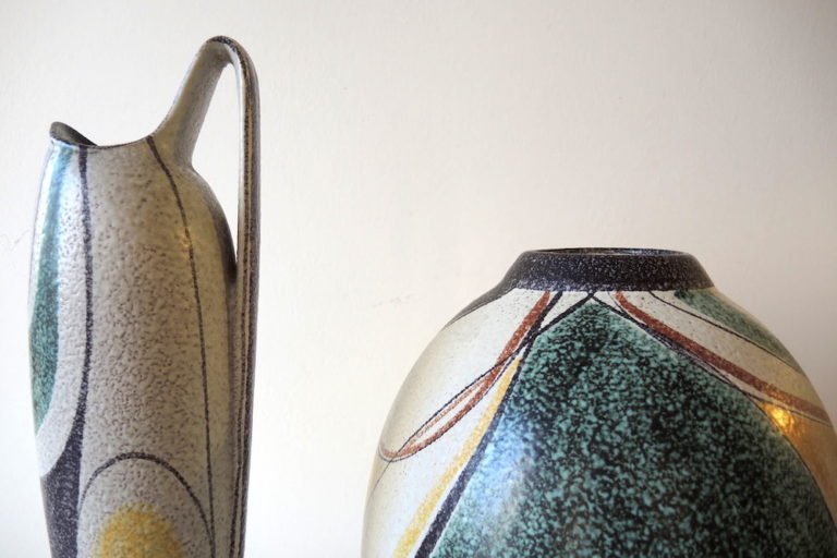 Vasi anni 50 - Ceramica deco Galuchat