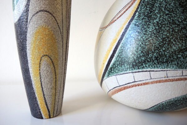 Vasi anni 50 - Ceramica deco Galuchat